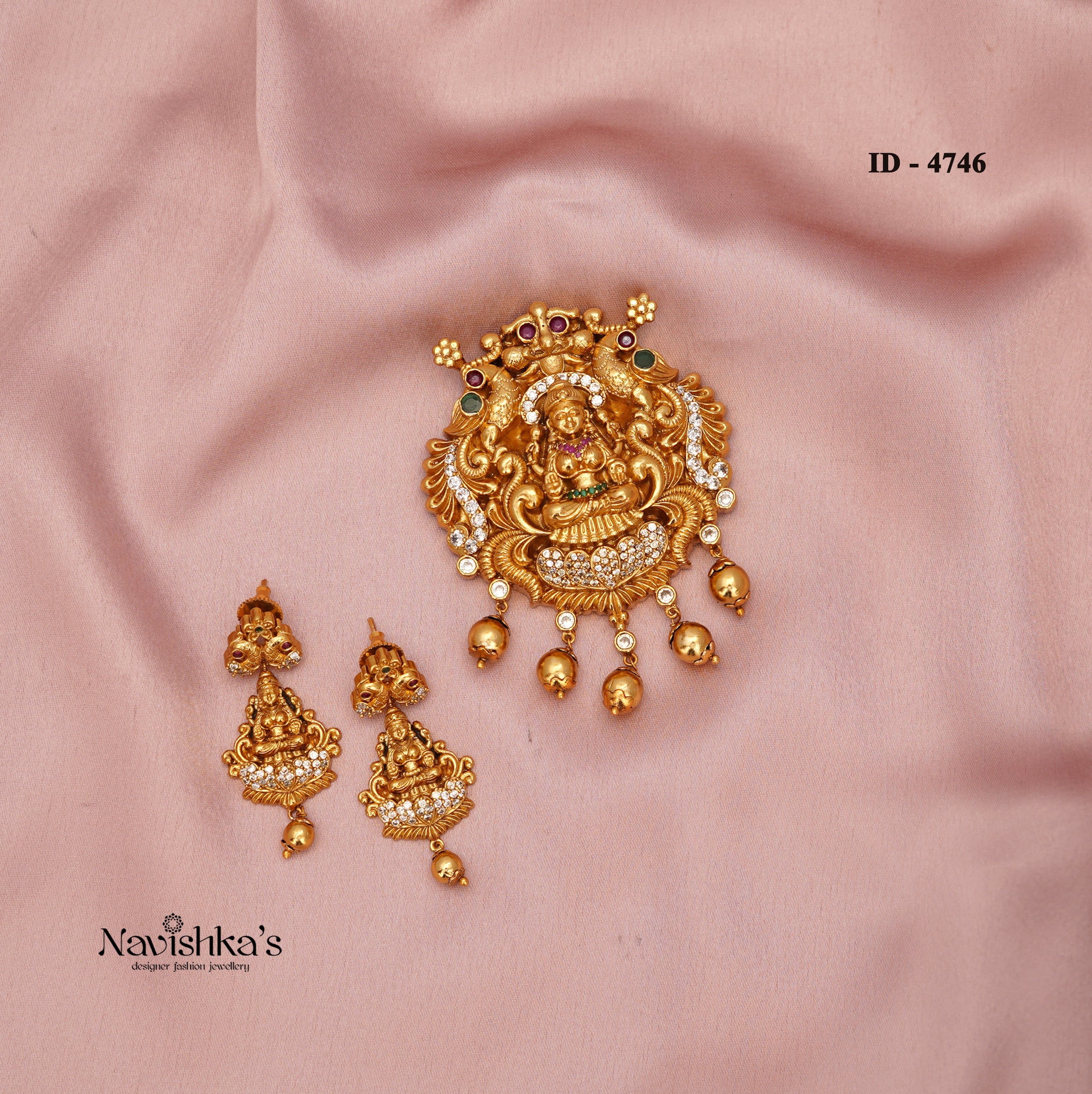 Gold Look Pendant Sets – Navishka's designer fashion jewellery