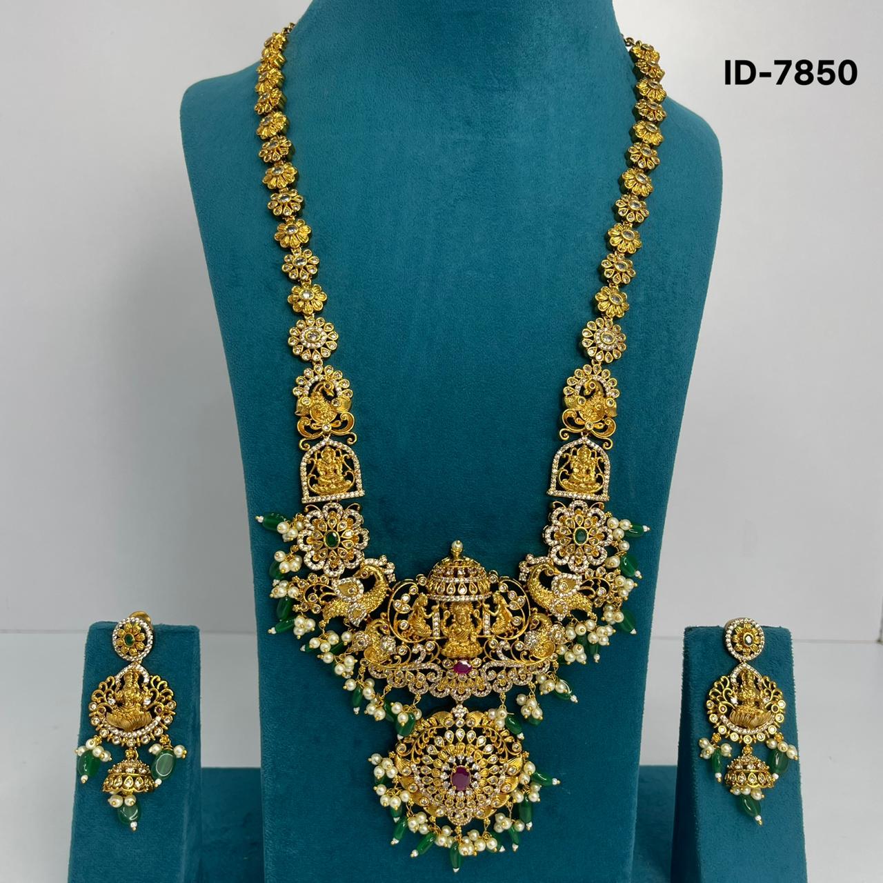 Antique Haram Set – Navishka's designer fashion jewellery